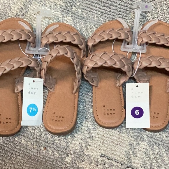 a new day | Shoes | Womens Lucy Braided Slide Sandals A New Day Tan ...